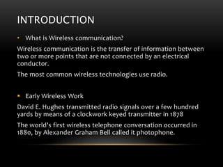 Wireless communication | PPT