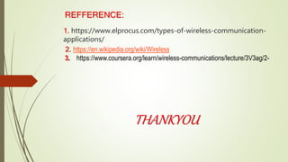 Wireless communication | PPTX