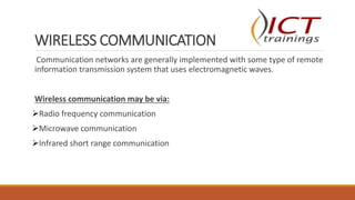 Wireless communication and networking | PPTX