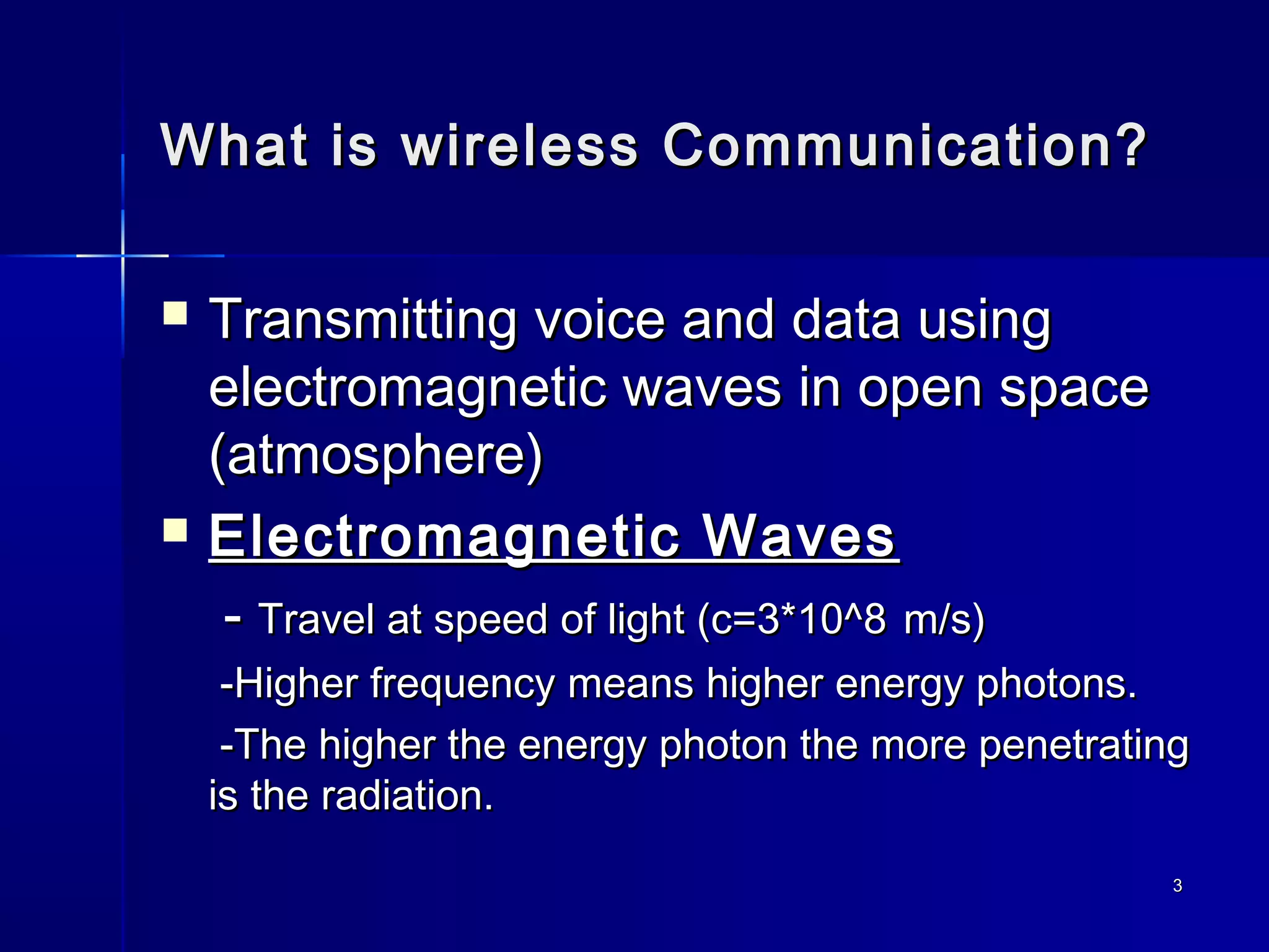 Wireless Communication By Waves Ppt