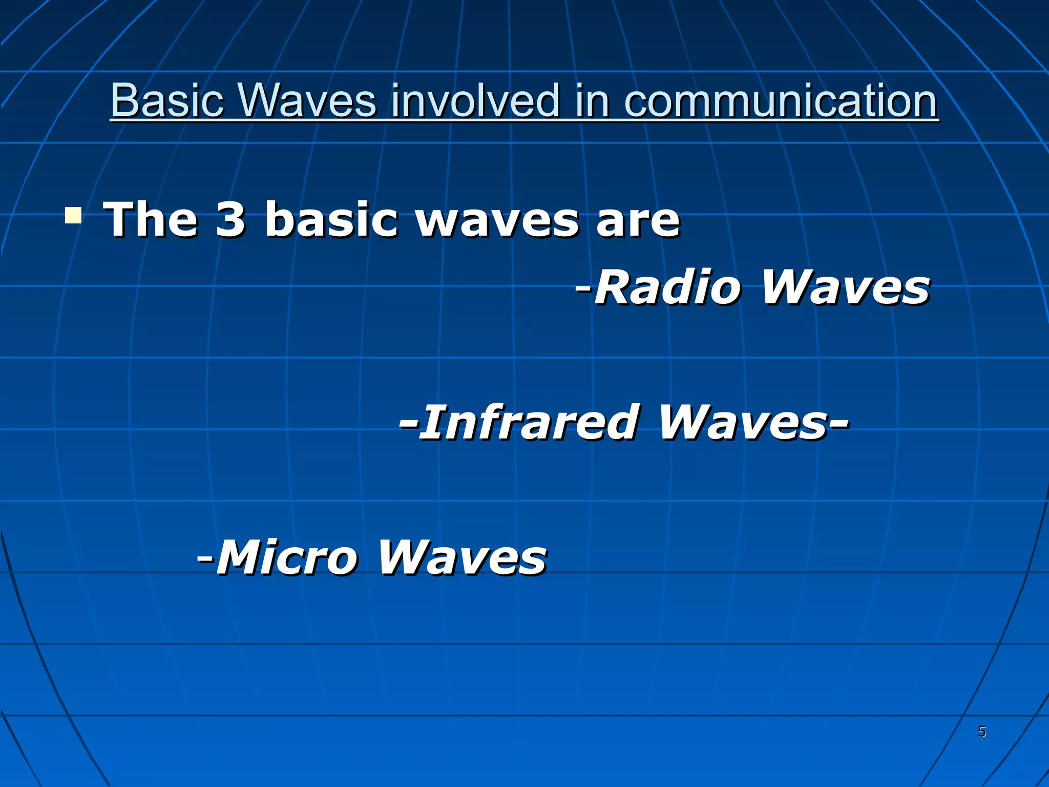 Wireless Communication By Waves Ppt