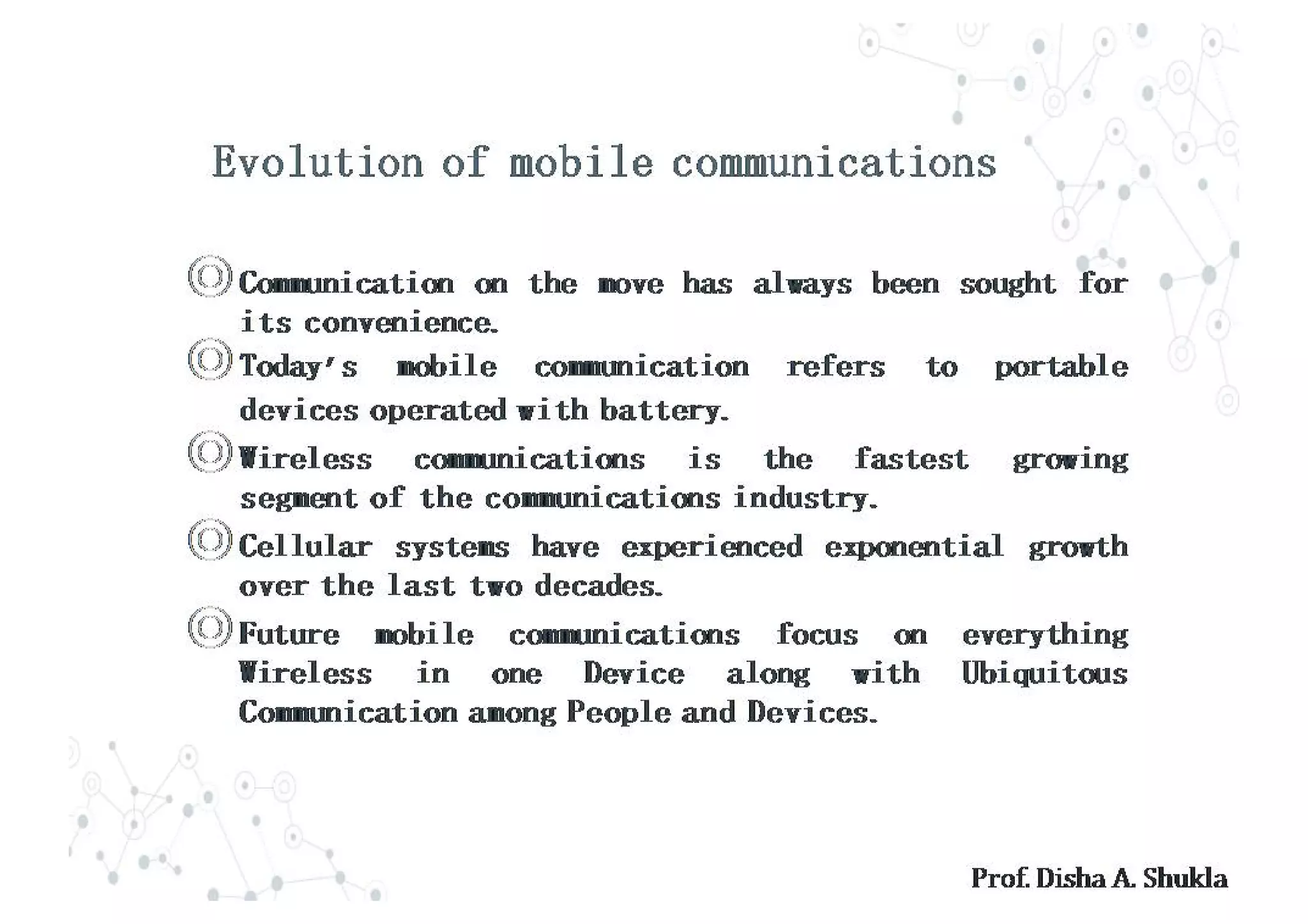 Wireless communication introduction | PDF