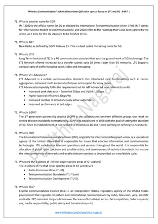 100 Technical Interview Questions on Wireless communication, LTE and 5G ...