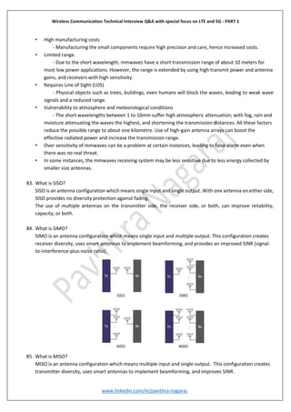 100 Technical Interview Questions on Wireless communication, LTE and 5G ...
