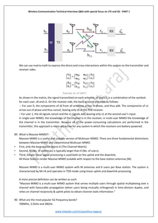 100 Technical Interview Questions on Wireless communication, LTE and 5G ...