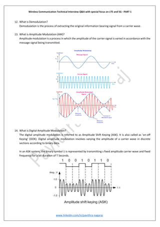 100 Technical Interview Questions on Wireless communication, LTE and 5G ...