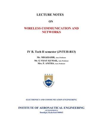 Wireless Communication Notes.pdf