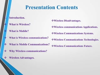 Wireless Communication presentation (ppt).ppt