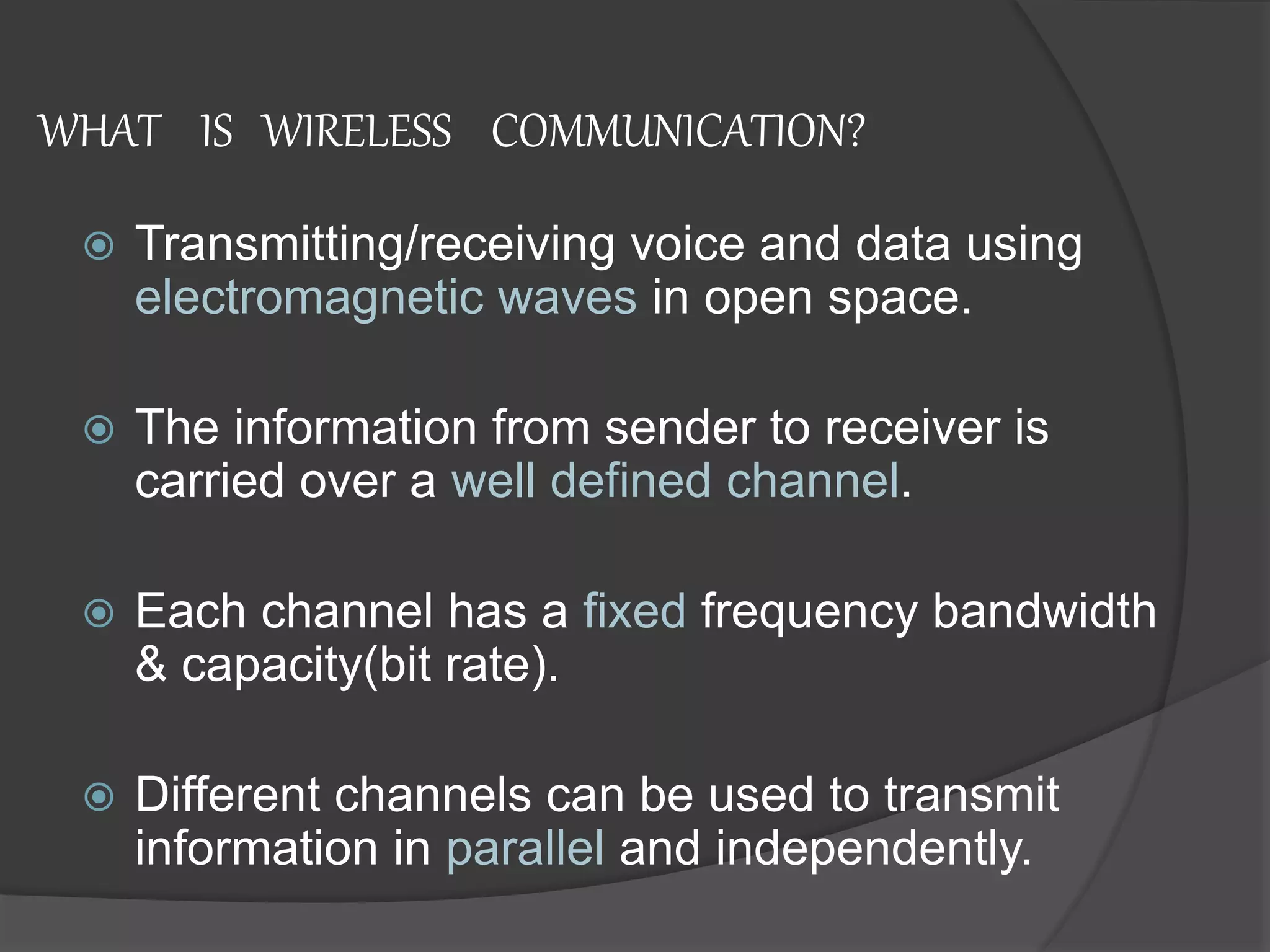 Wireless communication | PPT