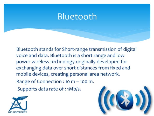 Wireless communication technologies | PPT