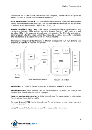 Wireless communication tutorial | PDF