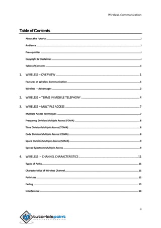 Wireless communication tutorial | PDF