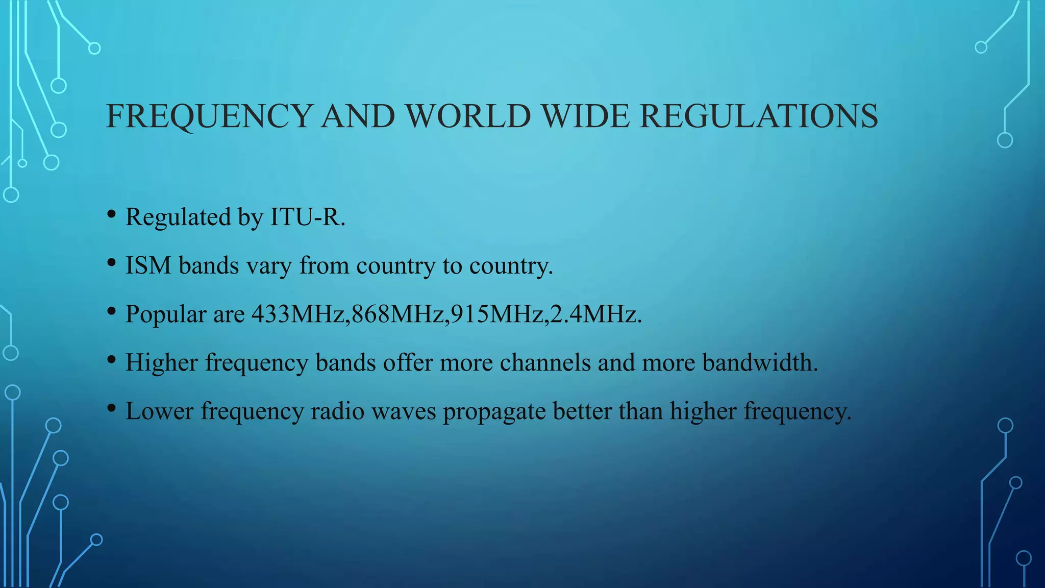 Wireless connectivity for iot | PPTX