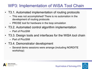 Wireless Control Systems - from theory to a tool chain, Mikael Björkbom, Aalto University | PPT