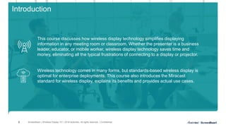 Wireless Display 101 Lesson 4 | PPTX | Computer Peripherals | Computing