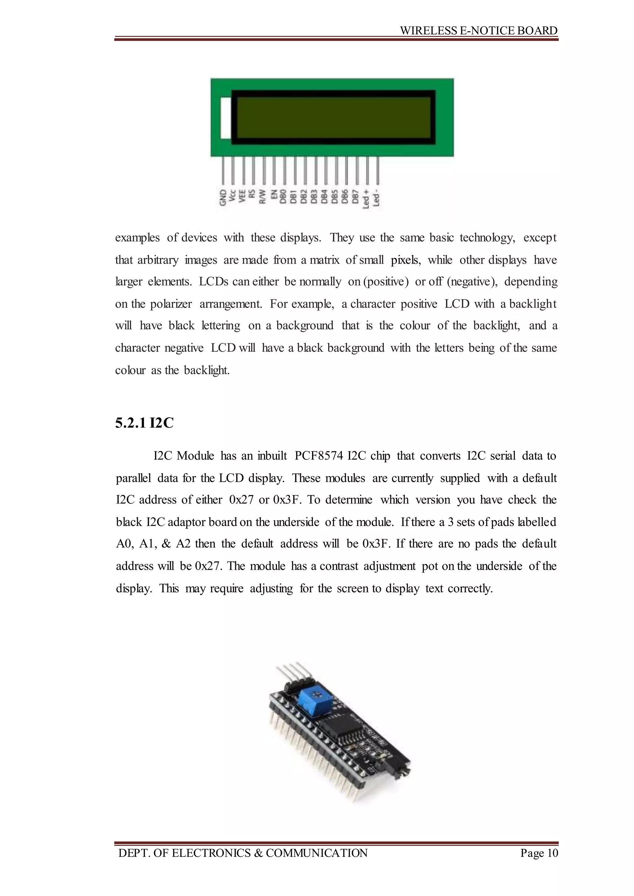 Wireless E-Notice Board Using Bluetooth Report.docx