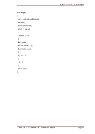 Wireless E-Notice Board Using Bluetooth Report.docx