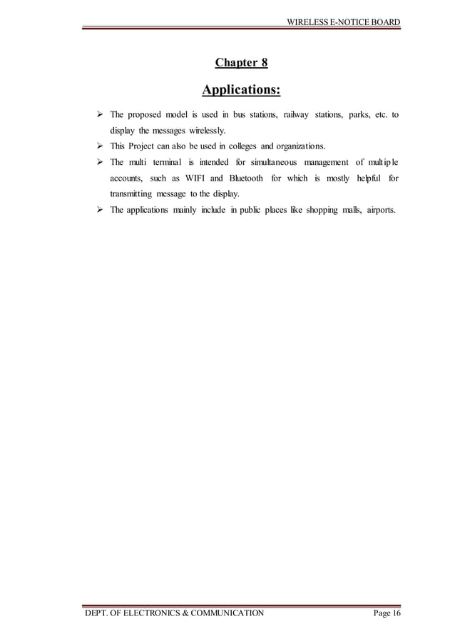 Wireless E-Notice Board Using Bluetooth Report.docx