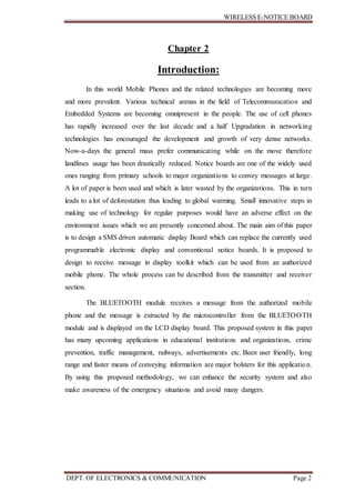 Wireless E-Notice Board Using Bluetooth Report.docx