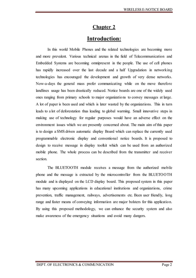 Wireless E-Notice Board Using Bluetooth Report.docx