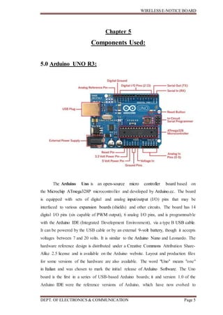 Wireless E-Notice Board Using Bluetooth Report.docx