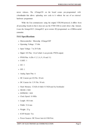 Wireless E-Notice Board Using Bluetooth Report.docx