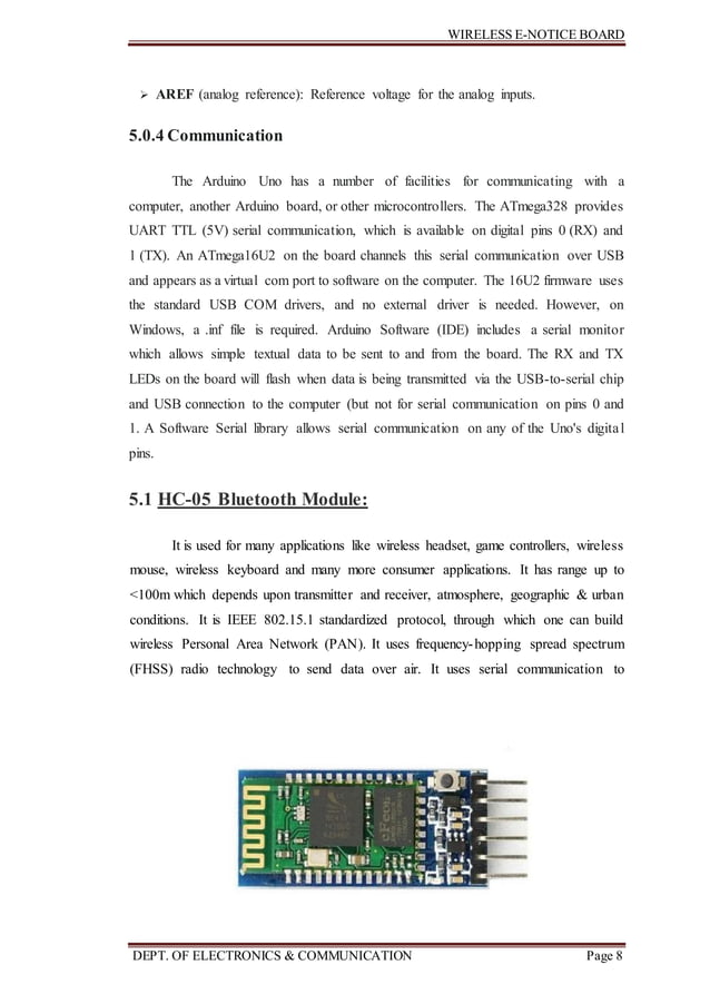 Wireless E-Notice Board Using Bluetooth Report.docx