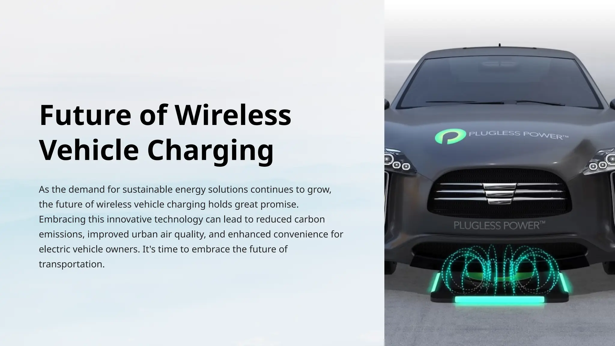 WIRELESS Electric VEHICLE CHARGING POWER POINT PRESENTATION | PPTX