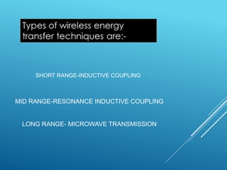 Wireless electricity | PPTX