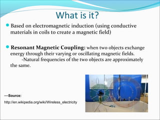 Wireless electricity | PPT