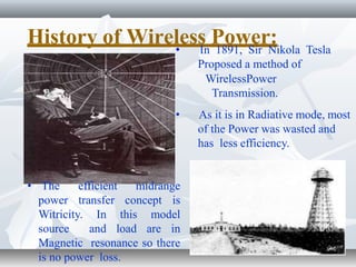 Wireless electricity | PPTX