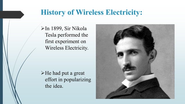 Wire less electricity | PPT