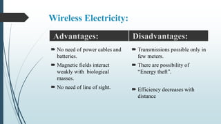 Wire less electricity | PPTX