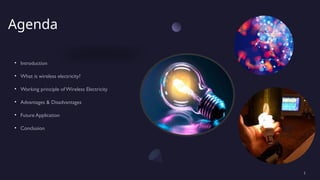 WIRELESS ELECTRICITY presentation include | PPTX