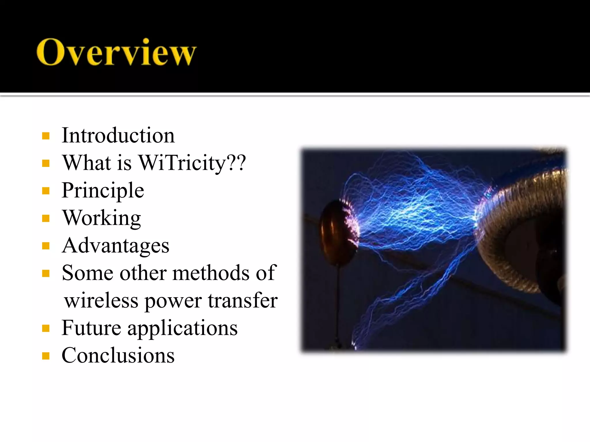 Wireless electricity | PPTX