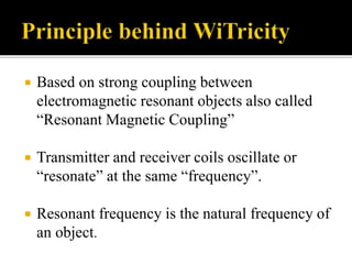 Wireless electricity | PPTX