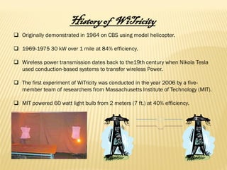 Wireless Electricity (WiTricity) | PDF