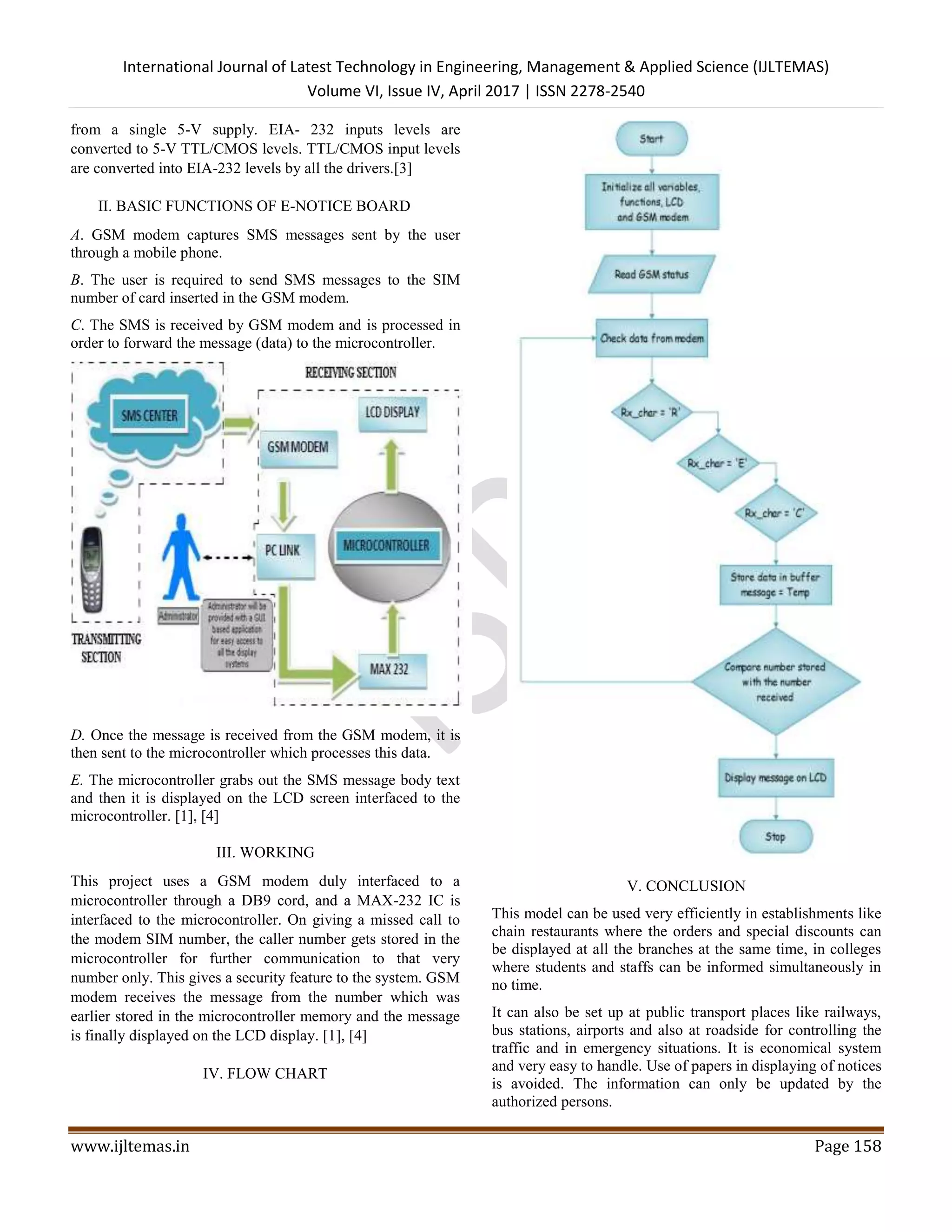 Wireless electronic lcd notice board using gsm technology | PDF