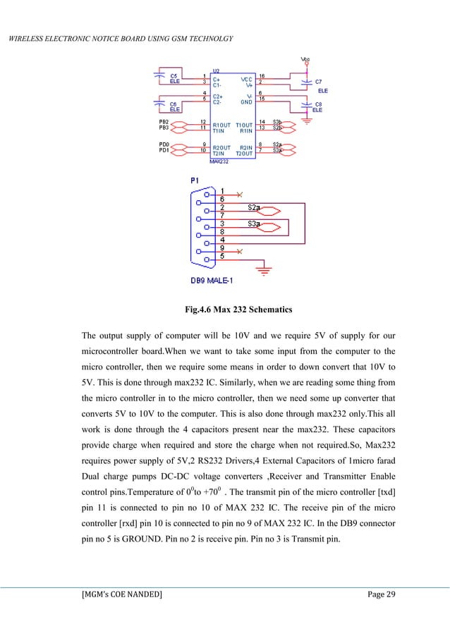 Wireless electronic notice board using gsm technolgy | PDF