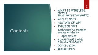 Wireless energy transmission | PPTX