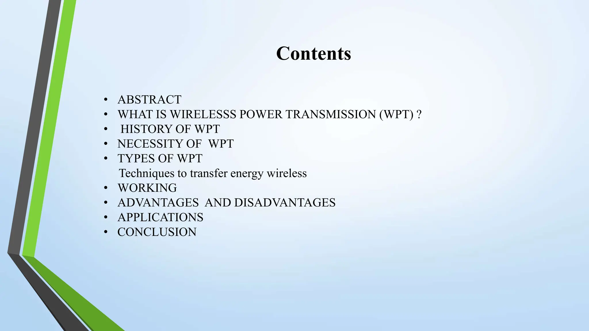 wireless energy transmission ppt.pptx engineering | PPT