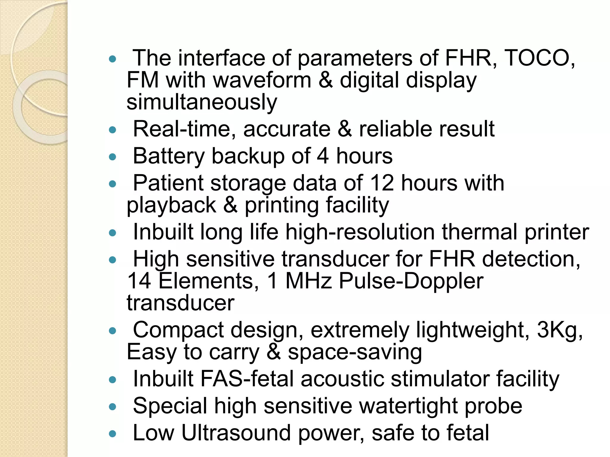 Wireless fetal monitor | Fetal monitor | PPTX