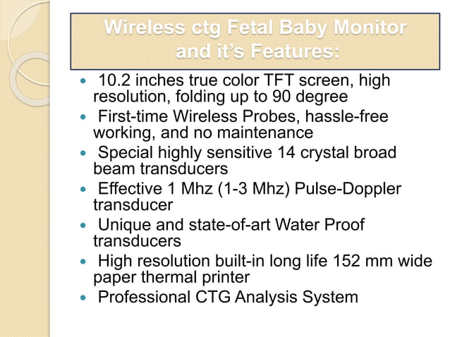 Wireless fetal monitor | Fetal monitor | PPTX