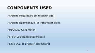 Gesture Control Car | PDF