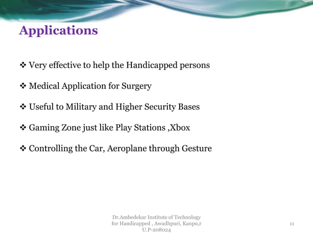 Wireless Gesture Controlled Robot Ppt