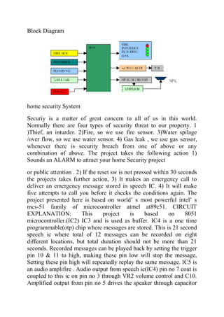 Wireless home security system | DOCX