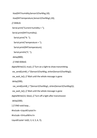 Wireless humidity and temperature monitoring system | PDF
