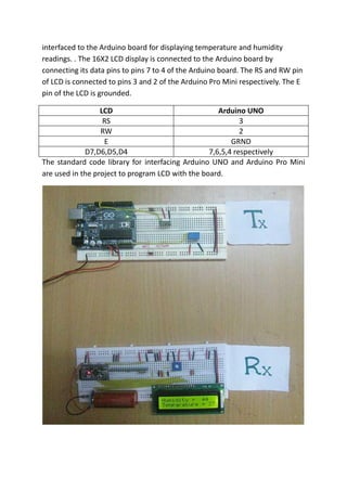 Wireless humidity and temperature monitoring system | PDF