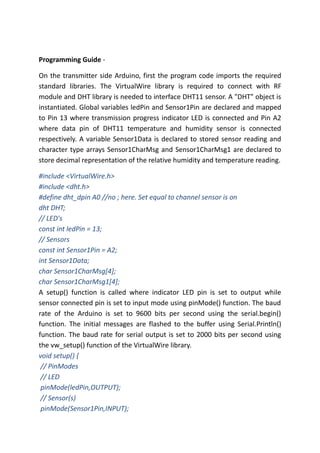 Wireless humidity and temperature monitoring system | PDF