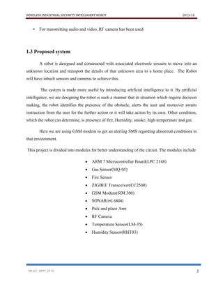Wireless industrial robot | PDF